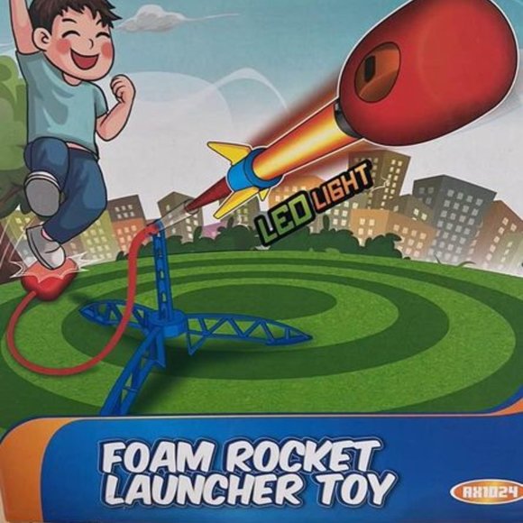 Toys | New Sealed Eagle Stone Led Light Foam Rocket Launchers | Poshmark
